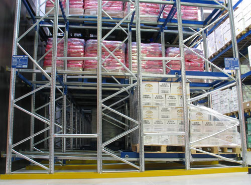 Push back - paletni regali / Sistemi skladištenja - Metal Sistemi